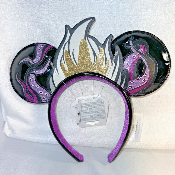 Disney | Accessories | Disney Ursula Tentacle Crown Minnie Mouse Ears ...